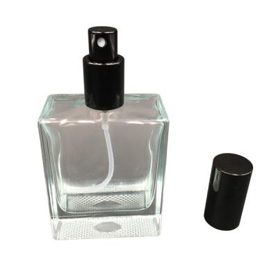 China glass perfume bottle 100 ml  whith screw gold or silver cap Perfume spray Bottle for sale