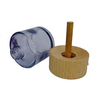 China Cylindrical Custom Glass Perfume Bottles , Cosmetics Aromatherapy Glass Bottles for sale