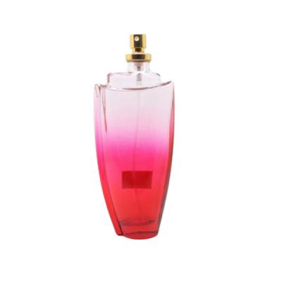 China Cylinder Embossed Refillable Glass Perfume Bottle Suitable For Personal Care for sale