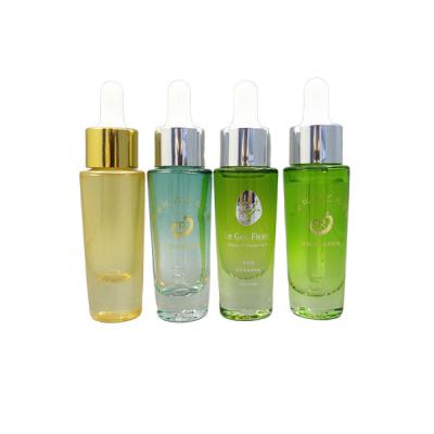 China custom15ml glass dropper bottle high-grade  set empty colorful glass thick bottom dropper Te koop