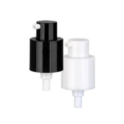 China OEM Lotion Pump mainly used for cream glass bottle spring outside Black White Neck size 20/410 for sale