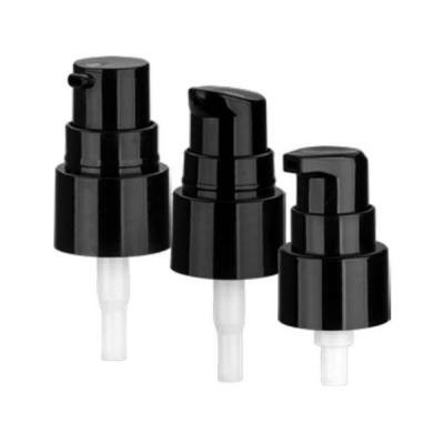 China black PP leak-proof lotion pump with multiple lid options 20/410 Neck size Subpackaging and travel packaging‌ for sale