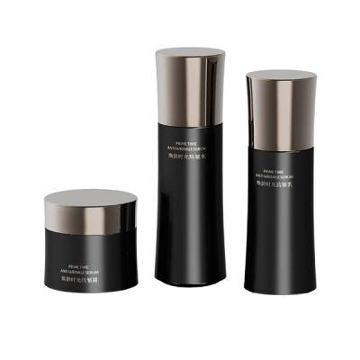 China frascos cosméticos en forma de cintura envasados en PETG opaco envasado en crema ecológica en venta