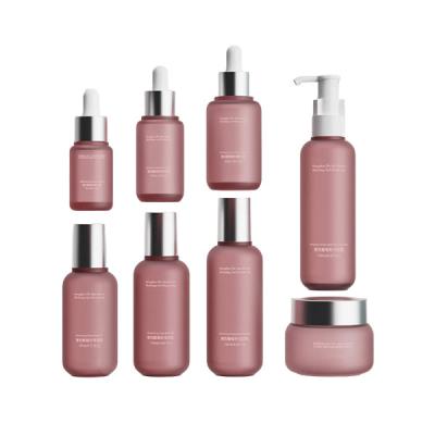 Cina imballaggi per la cura della pelle sostenibile fornitori all'ingrosso Professionale PETG spalla rotonda e fondo rotondo bottiglia cosmetica vuota in vendita