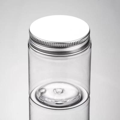 China Transparent PET Plastic Food Jars Safety Customize Design For Snacks Storage for sale