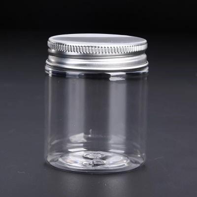 China Transparent PET Plastic Food Jars Safety Customize Design For Snacks Storage for sale