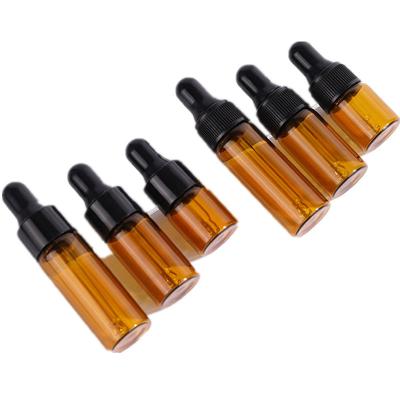 China Cosmetic 2ml 3ml 5ml Glass Bottle And Dropper Bulk for sale