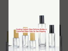 Frigorífico Botas de perfume de vidro personalizadas em cor de vidro personalizada para transporte marítimo