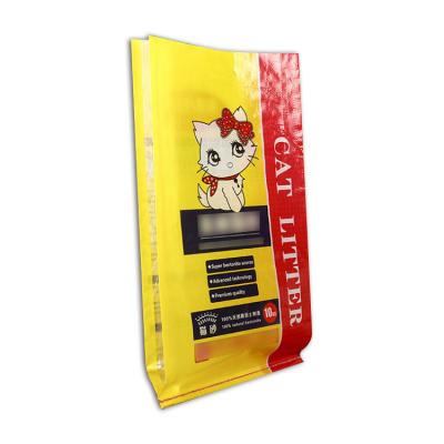 China 100% New Wholesale Custom Polypropylene Sack Cat Litter Bag Moisture Proof PP Woven Sand Bag For Sale for sale