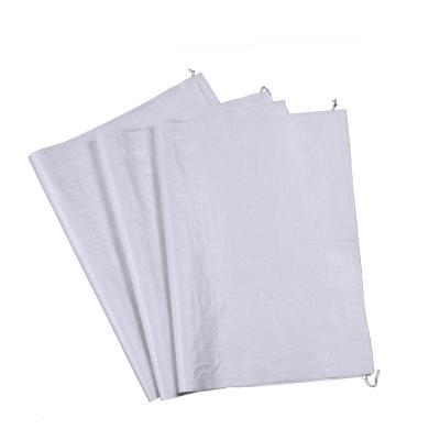 China Large 50kg Sand Cement PP Woven Packaging Bags Moisture Proof Empty Packaging Bags Manufacturer for sale