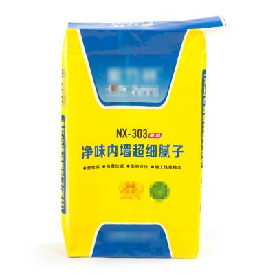 China Moisture Proof PP Woven Stand Up Construction Powder Sealant Packaging Valve Bag for sale