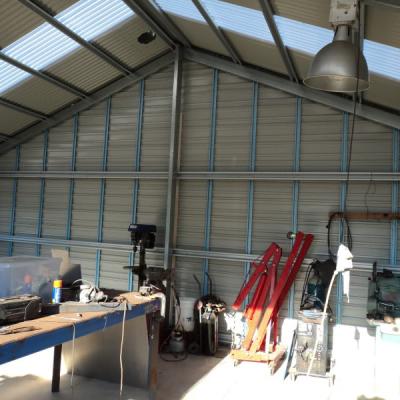 China White Galvanized Steel Purlins Earthquake Resistance ≥8 Grade for sale