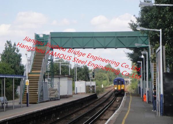 Ponts piétonniers préfabriqués modernes, route provisoire modulaire de passage supérieur de passerelle de Bailey