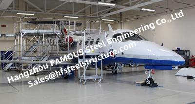 China Hot Galvanized Steel Metal Building Structures , Shed Aircraft Hangar Buildings For Airplanes / Air Terminals for sale