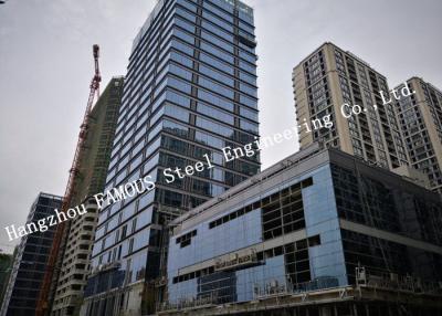 China Glass Curtain Wall Framing Multi Storey Steel Building For Shopping Mall Of CBD Office for sale