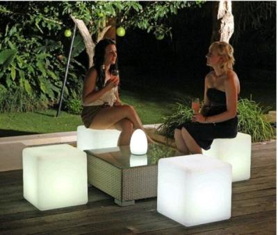 China 12″ Rechargeable Glow LED Cube Light Mood Lighting Bedroom Lamp for sale