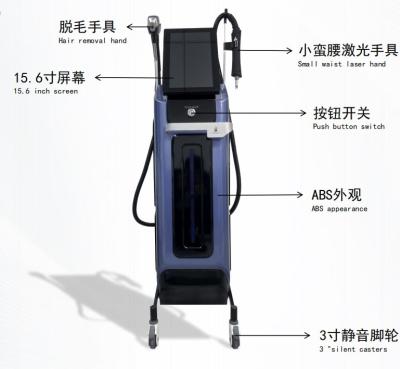 China Diode Laser Hair Removal Skin Rejuvenation Beauty Machine Pico Laser 2 In 1 for sale
