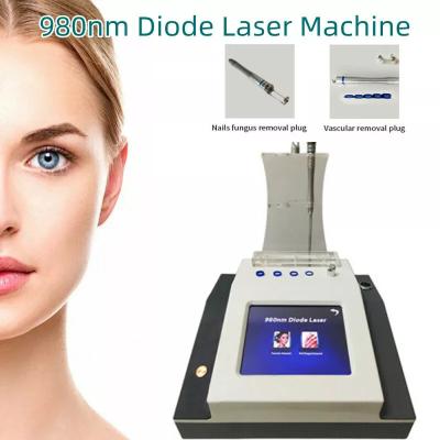 China Portable 2 In1 980nm Diode Laser Facial Beauty Machine For Facial Vascular Vein Removal for sale