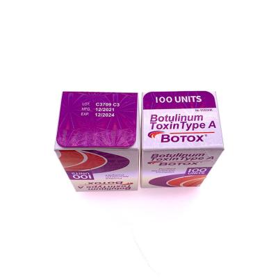 중국 주름 제거를 위한 100 단위 보톡스 Allergan 보툴리눔 독소 판매용