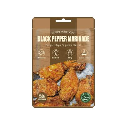 China 2024 Chinese Flavored Black Pepper Compound Condiment Dried 1kg/Bag Marinade Powder Blended Processing Type for sale