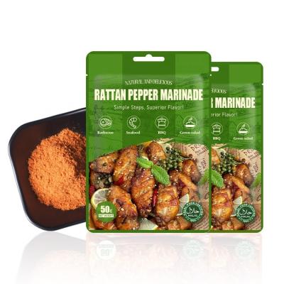 China 2025 Chinese Made Roasted Chicken Rattan Pepper Marinade Seasoning Powder Dried Style Blended Processing for sale