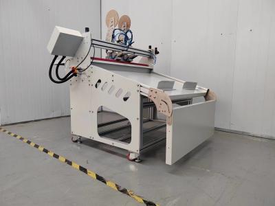 Cina Macchina dell'applicatore di nastro adesivo per la carta kraft ed il bordo del PVC 0.1mm 110V in vendita