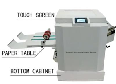 China Computerized Booklet Paper Folding Binding Machine Saddle Flat Stitch Binding Machine for sale