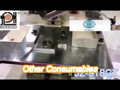 microcomputer control tag eyelet machine for shoes garment handbags belt