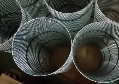 China Spiral welded perforated metal pipes made in Zhi Yi Da for sale