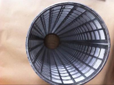 China Square Hole Straight Seam Perforated Metal Welded Tubes Filter Frame for sale