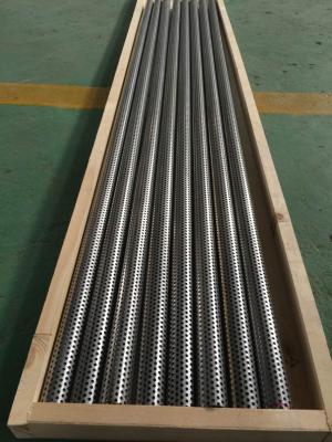 China Perforated Metal Welded Tubes,straight seam welding filter frames for sale