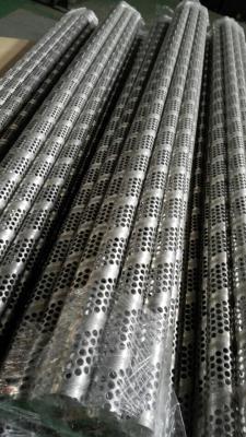 China Zhi Yi Da exporter high quality stainless steel spiral welded perforated metal pipes filter frames for sale