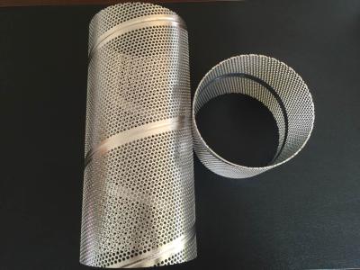China stainless steel spiral welded 316L perforated center tube air 304 center core filter frame for sale
