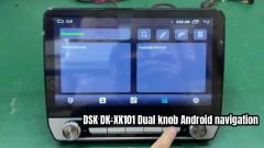 10.1 inch Dual knob Android navigationCar DVD Player Bluetooth USB FM Radio Upgrade