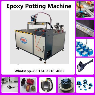 China Three Aaxis Glue Dispenser Ab Part Metering Mixing Machine Glue Potting Machine for sale