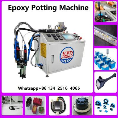 China Auto PU Adhesive Epoxy Resin Potting Machine AB Glue dispenser Two Component Filling Dispenser Glue dispensing Machine for sale