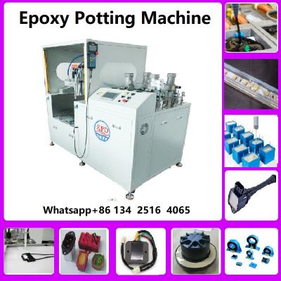 China resin and harnder  filling machine epoxy filling machine for electronic part for sale
