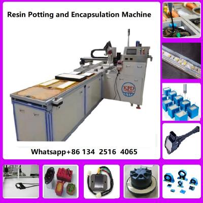 China Automatic Epoxy Resin AB Glue Potting mixing Dispensing Machine with agitators and vacuuming system for sale