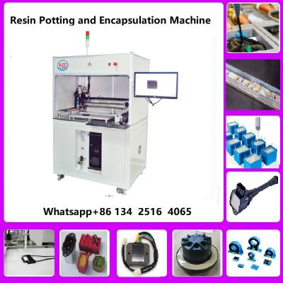 China Regulator rectifier potting machine 2K DOS Ab Component Epoxy Resin Auto Distribution Potting Machine for Regulator for sale