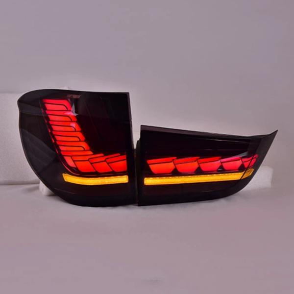 Quality Dynamic Dragon Scale LED Flowing Water Steering Tail Light for BMW X5 2014-2018 for sale