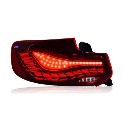 中国 BMW 2シリーズ 14-20 モデル M2C F22 F23 F87 向け ダブル ライン ドラゴン スケール LED 後部ライト 販売のため
