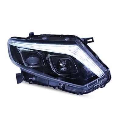 中国 14-16 改造されたLEDレンズと流水ターン信号を持つX-トレイルヘッドライト組 販売のため