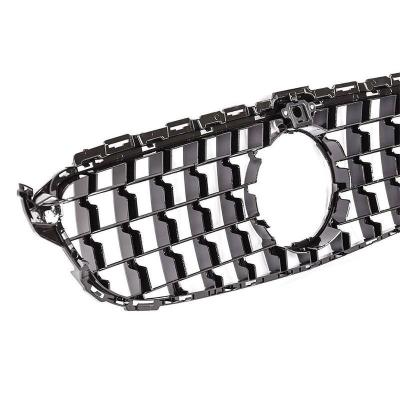 China 100% getest Abs Gloss Zwart Gt Type Chrome Grille voor Mercedes Benz C-Klasse W205 Te koop