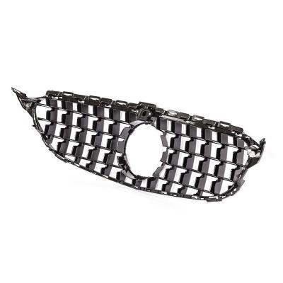 Cina 100*25*38 cm Gt Style Grille di paraurti anteriore Griglia nera Per Mercedes Benz Classe C W205 2014-2018 in vendita
