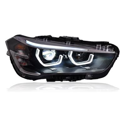 Cina 12V assemblaggio del faro cucchiaio modificato luce diurna LED Laser Lens per BMW X1 in vendita