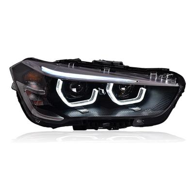 Cina 12V assemblaggio del faro cucchiaio modificato luce diurna LED Laser Lens per BMW X1 in vendita