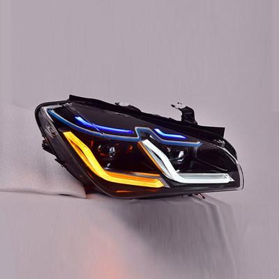 China Atualização de faróis LED para BMW X1 2011-2015 Luz de dia e sinal de virada à venda