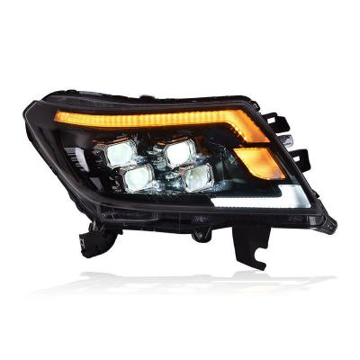 China Faróis LED para Nissan Navara NP300 Frontier sinal dinâmico 14-22 Faróis de cabeça Faróis de carro à venda