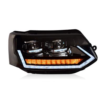 中国 フォルクスワーゲン マルチバン カラベル T5 10-15 モデル向け 12V 改変式 LED ヘッドライト組 販売のため