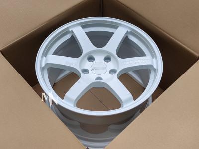 Cina Volk che corre il un poco S più 18X9.5 bianco +38 di SAGA TE37 +45 5x114.3 5X120 in vendita